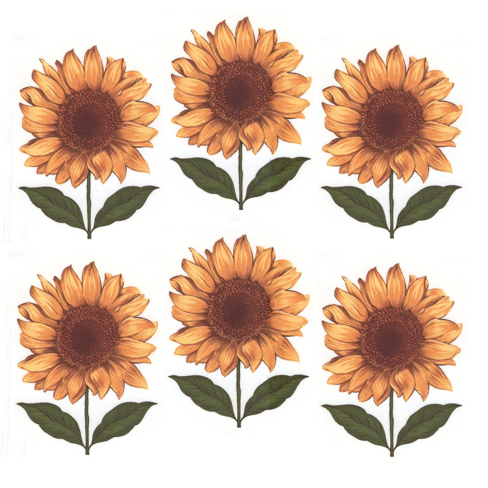 Sunflower Overglaze Ceramic Decals – Captive Decals
