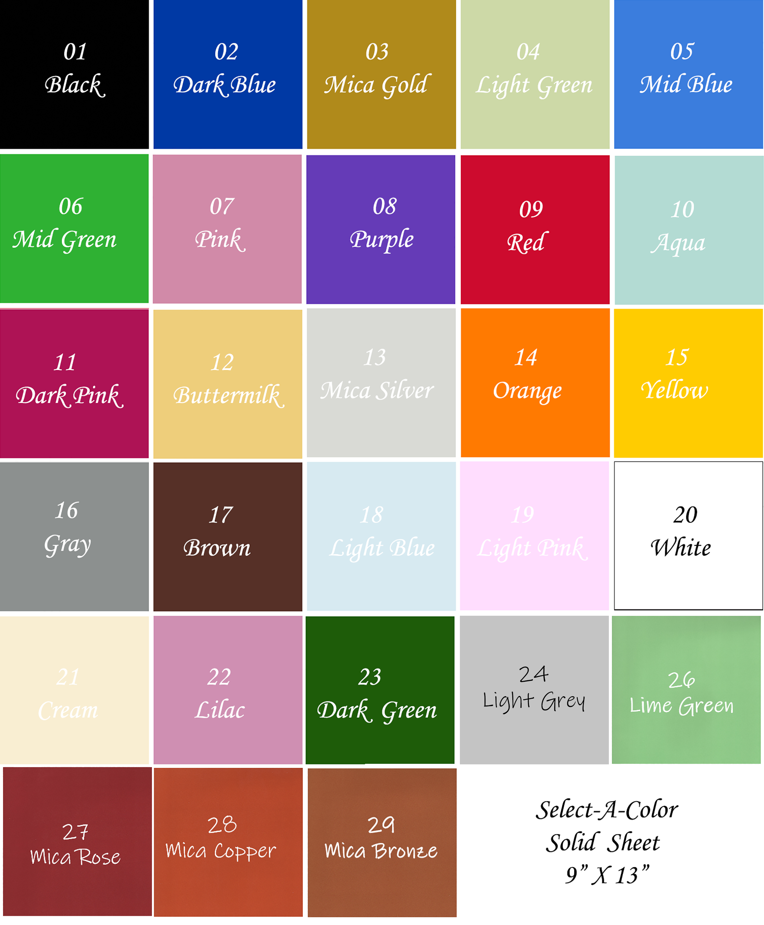 Solid Color Ceramic Decal Paper - 9" X 13" – Captive Decals