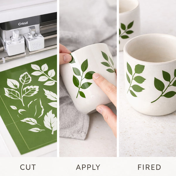 Solid Color Ceramic Decal Paper - 9 x 13 Inch – Captive Decals